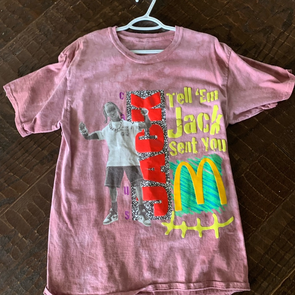 Travis Scott Cactus Jack X Mcdonald’s Colab Tee Size … - Gem